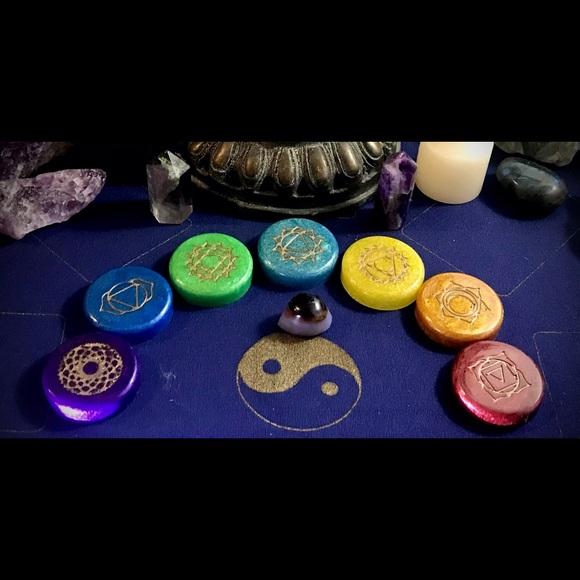 Accents | Full Set Of Resin Chakras Made By Me Reiki | Poshmark